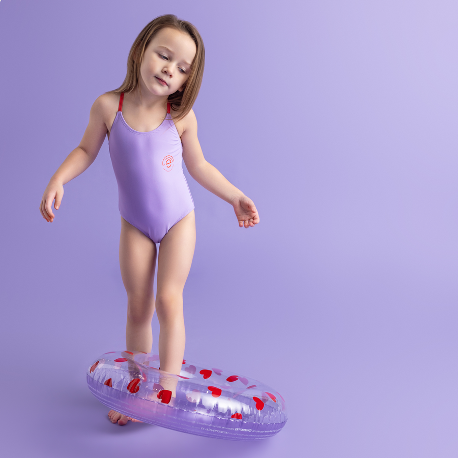 Swim Essentials Girls Bathing Suit, Purple – Axis Toys & Gifts