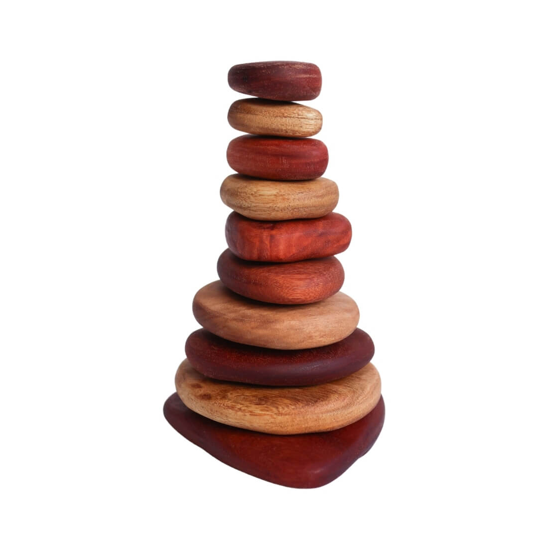 in-wood Stacking Stones, 10 pcs – Axis Toys & Gifts